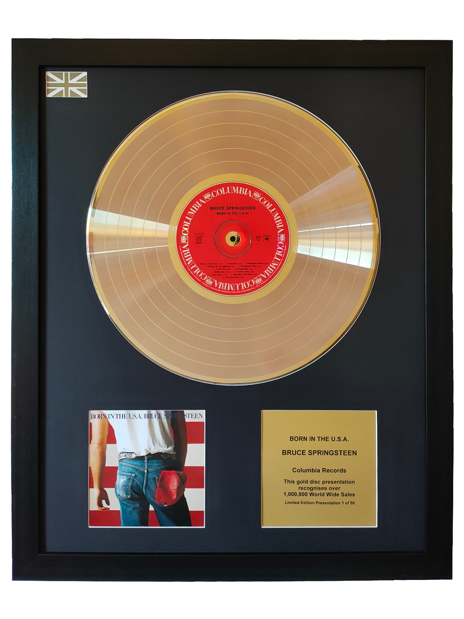Bruce Springsteen Gold Record Collection | Free Delivery Across the UK ...