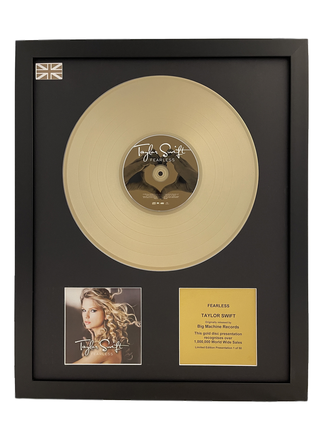 Gold Record & CD Presentations | Fearless by Taylor Swift | Order Today ...