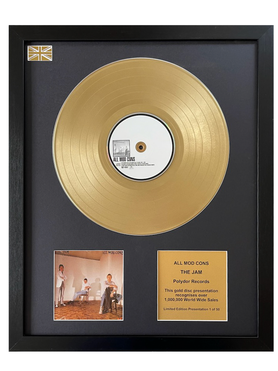 THE JAM - All Mod Cons - Gold Disc – The Gold Record Company